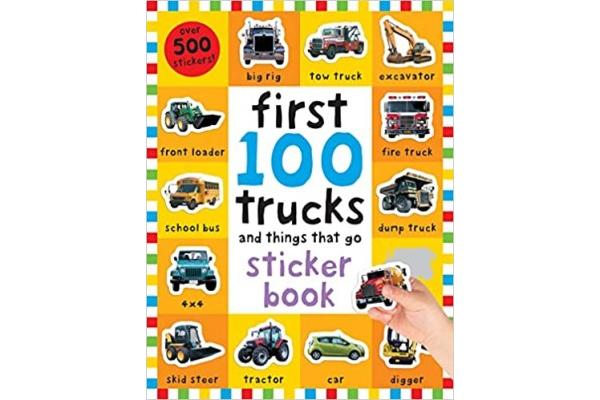 First 100 Trucks and things that go sticker Book