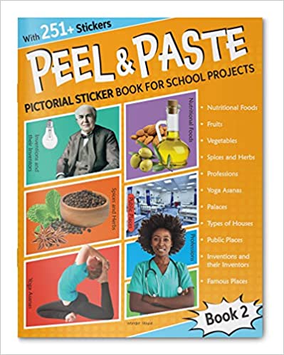 Peel & Paste - Pictorial Sticker Book For School Projects - Book 2